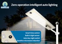 China All in One Solar LED Street Light with Microwave Motion Sensor, IP65 Waterproof Auto On/Off, Easy Install for Outdoor Road for sale