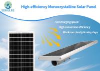 China All-in-One Solar Street Light with Light Control & Timer, Brand New Lithium Battery Rustproof Aluminum Housing for sale