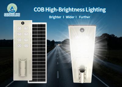 China Smart All in One Solar LED Street Light Auto Dusk Dawn, Microwave Sensing Energy Saving, IP65 Weatherproof for sale