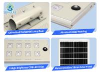 China All in One Solar LED Street Light, Monocrystalline Panel COB LED Zero Electricity Cost, IP65 Waterproof for Municipal Engineering for sale
