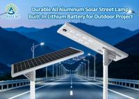 China Smart Microwave Induction Solar Street Light, High-Brightness COB LED Lamp with High Conversion Monocrystalline Solar Panel for sale