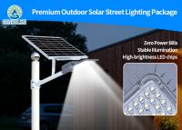 China IP65 Solar Powered LED Street Light, Anti-Rust Aluminum Alloy Outdoor Lamp,High Conversion Solar Panel & New Lithium Battery for sale
