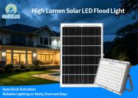 China High-Lumen Smart Solar Powered Flood Light, Microwave Induction Energy Saving Outdoor LED Lamp for sale