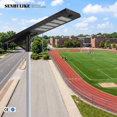 China 250W All in One Solar Powered Street Light 5 Modules 90W Solar Panel Aluminum Alloy Housing IP65 Microwave Sensor Li-ion Battery for sale