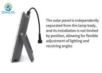 China 160 LED High‑Power Solar Flood Light,IP65 Waterproof,Microwave Motion Sensor Timer Light Control,Aluminum Lamp for Large Area Outdoor Lighting for sale