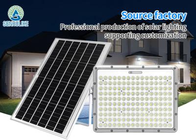 China 160 LED High‑Power Solar Flood Light,IP65 Waterproof,Microwave Motion Sensor Timer Light Control,Aluminum Lamp for Large Area Outdoor Lighting for sale