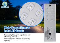 China 8‑COB Integrated Solar Street Light,IP65 Microwave Sensor Outdoor Solar Lamp,Aluminum No‑Wiring Road Light for sale