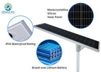 China 10‑COB High‑Power Solar Street Light,IP65 Microwave Sensor Solar Road Lamp,Aluminum All‑in‑One Outdoor Light for sale