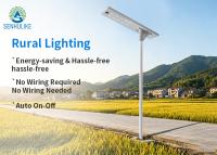 China 10‑COB High‑Power Solar Street Light,IP65 Microwave Sensor Solar Road Lamp,Aluminum All‑in‑One Outdoor Light for sale