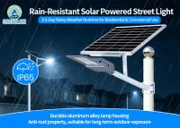 China High-Lumen Smart Solar Powered LED Street Light, Energy-Saving Microwave Induction Outdoor Road Lamp for sale
