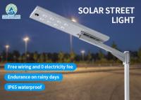China 8 Eyes All In One Solar Street Light, COB LED IP65 Aluminum Lamp with Microwave Motion Sensor for Outdoor Road Lighting for sale