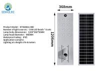 China 8 Eyes All In One Solar Street Light, COB LED IP65 Aluminum Lamp with Microwave Motion Sensor for Outdoor Road Lighting for sale