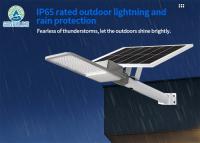 China 120 LEDs Split Solar Street Light, IP65 Aluminum Lamp with Microwave Sensor for Outdoor Road Lighting for sale
