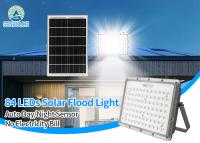 China 84 LEDs Solar Flood Light | SENHULIKE Foshan Factory, IP65 Aluminum Security Light with Microwave Motion Sensor for sale
