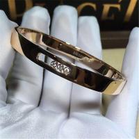 China Luxury jewelry Luxury Jewelry Three drill sliding bracelet 18k white gold yellow gold rose gold diamond bracelet for sale