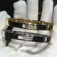 China Luxury jewelry Luxury Jewelry Three drill sliding bracelet 18k white gold yellow gold rose gold diamond bracelet for sale