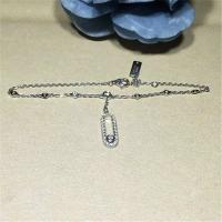 China Luxury jewelry Luxury Jewelry diamond anklets 18k white gold yellow gold rose gold diamond  anklets for sale