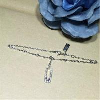 China Luxury jewelry Luxury Jewelry diamond anklets 18k white gold yellow gold rose gold diamond  anklets for sale