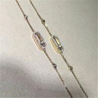China Luxury jewelry factory Luxury Jewelry diamond bracelet 18k white gold yellow gold rose gold diamond  bracelet for sale