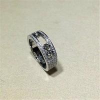 China Luxury jewelry Luxury Jewelry Three drill sliding ring material 18k white gold yellow gold rose gold diamond ring for sale