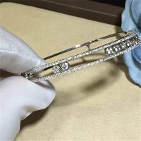 China Luxury jewelry Luxury Jewelry 7 drill sliding bracelet 18k white gold yellow gold rose gold diamond bracelet for sale