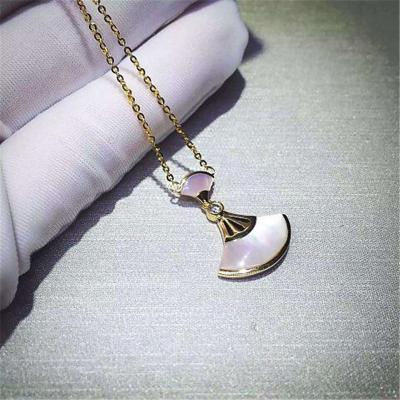 China Real low price and high quality jewels18k gold white gold yellow gold rose gold Mosaic pearl female and diamond necklace for sale