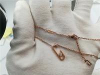 China Luxury Jewelry new style  necklace 18k white gold yellow gold rose gold diamond necklace for sale