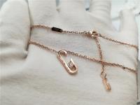 China Luxury Jewelry new style  necklace 18k white gold yellow gold rose gold diamond necklace for sale