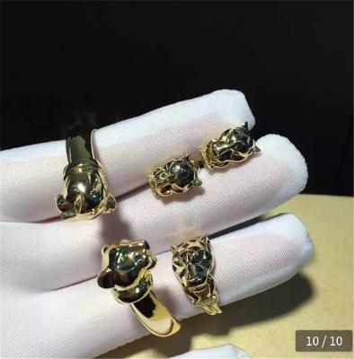 China C Cheetah bracelet - showing the charm of courage, naughty or docile .18K gold jewelry factory shafle garnet, Onyx for sale