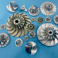 China 5-Axis Machined Impellers, Stainless Steel Vertical Centrifugal Pump PartsMachined Impellers, Engine Fan Wheels, Housings for sale