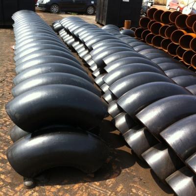 China ASTM A53 Carbon Steel Butt Weld Elbow DN150 SCH 30 Forged Sand Blasting for sale