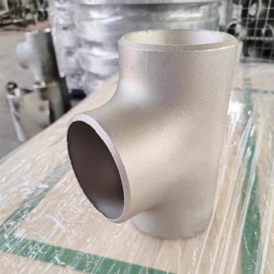 China DN200 Cross Stainless Steel Tee Forged Fittings ASTM A403 1.4301 for sale