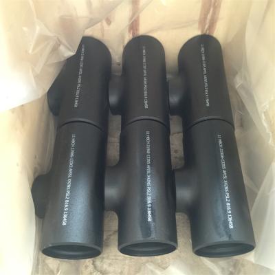 China Sch 40 Sch 80 STD Equal Carbon Steel Tees NPT DN200 Seamless For Pipeline for sale