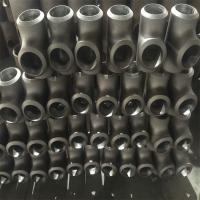 China Q235 Pipe Carbon Steel Tees A420WPL6 DN100 Compression For Hydraulic Tube for sale