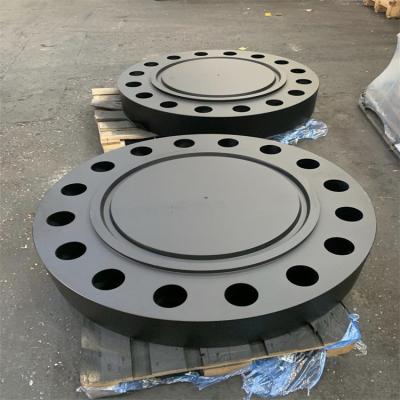 China DIN Tri Clamp Threaded Blind Flange ASTM A105N Forged Carbon Steel In Stock for sale