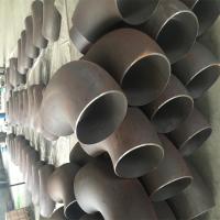 China ANSI B16.25 Butt Welded Pipe Fittings Sch 140 CS Black Iron Pipe 90 Degree Bend for sale