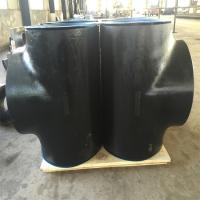 China BSPT JIS B2311 Carbon Steel Tees Seamless Sch 10 Cushion Tee Pipe Fitting for sale