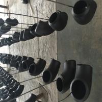 China ANSI B16.9 Flanged Reducing Elbow Sanitary Butt Welded Carbon Steel 90 Degree for sale
