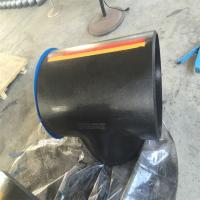 China BSPT JIS B2311 Carbon Steel Tees Seamless Sch 10 Cushion Tee Pipe Fitting for sale