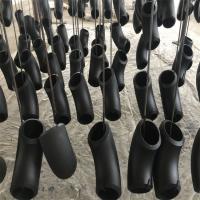 China Q235 B16.9 Carbon Seamless Steel Pipe Fitting 45mm 90 Degree Elbow for sale