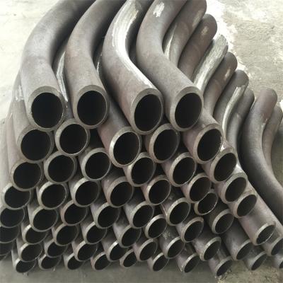 China Q235 B16.9 Carbon Seamless Steel Pipe Fitting 45mm 90 Degree Elbow for sale