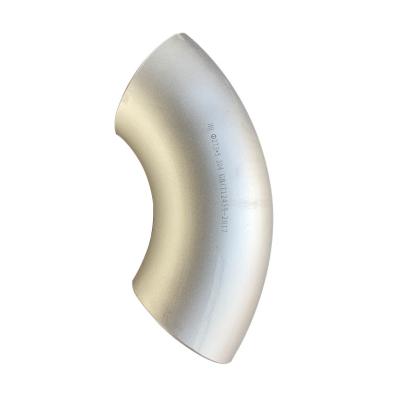 China 90 Degree Seamless Stainless Steel Elbow Butt Weld 1/2 Inch Equal ASME B16.9 JIS for sale