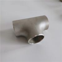 China ANSI B16.9 SS Reducing Tee SCH40S Butt Weld Ends 19mm Stainless Steel Tube Fittings for sale
