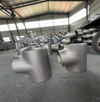 China 316 304 Reducing Stainless Steel Tee Fittings KS Butt Weld 48 X 22 Inch for sale