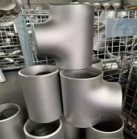 China BSPP SCH 40 Carbon Steel Tees Equal / Galvanised Malleable Iron Pipe Fittings Bull Head for sale