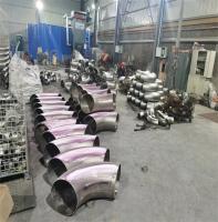 China Weld SMS Stainless Steel Elbow 304 GOST DIN Sanitary 316L 90 Degree ISO for sale
