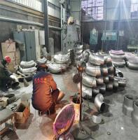 China Butt Weld 90 Degree Steel Pipe Fittings DN15 JIS B2313 Seamless Carbon Steel for sale