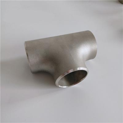 China ASME B16.9 DN50 Carbon Steel Tees Seamless ASTM A234 WPB Equal Tee Pipe Fitting for sale