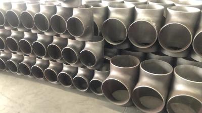 China DIN 2391 Class 1500 Tee Carbon Steel Straight Tee Fitting ASTM A53 A234 GR. WPB Seamless for sale