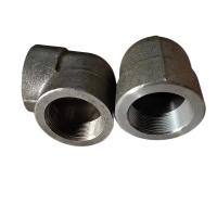 China Asme B16.11 Astm A105 Forged Carbon Steel Elbow 3000lb Female Threaded for sale